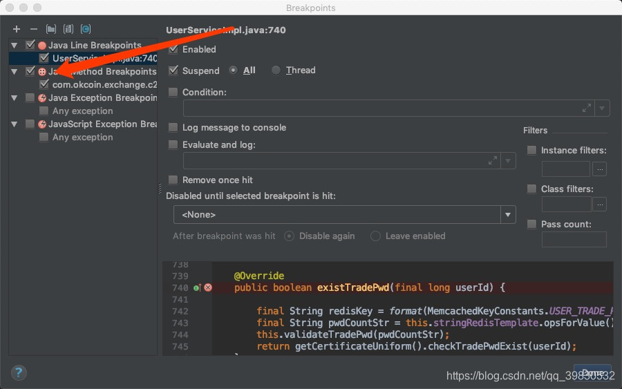 Idea 在debug时遇见启动非常慢的情况,method Breakpoints May Dramatically Slow Down
