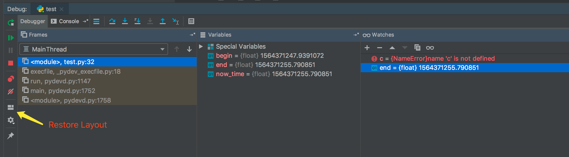 Pycharm debug调试：命令行交互式/变量观察watch/evaluate_pycharm evaluate-CSDN博客