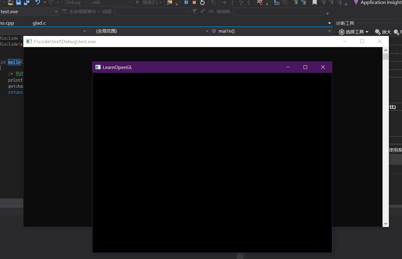 OpenGL学习 GLFW GLAD 初步认识 环境配置 （一）_glad 兼容-CSDN博客