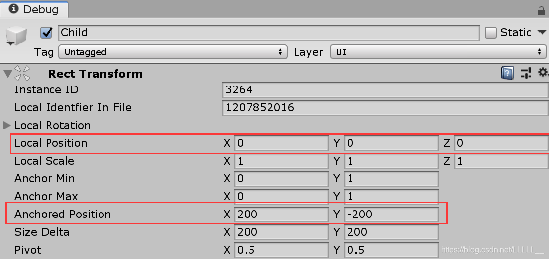 Unity中的recttransform Unity Recttransform Width Csdn博客