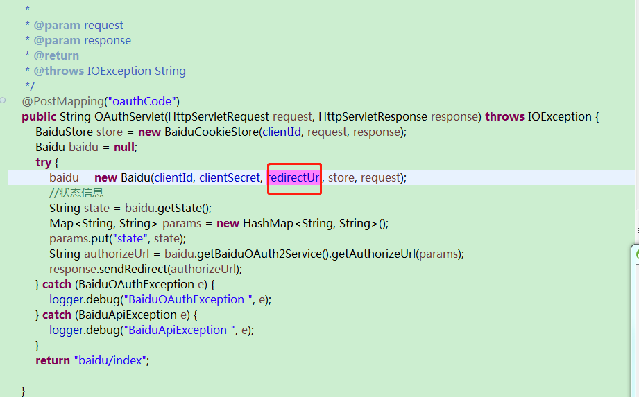 百度第三方登陆提示：错误代码：redirect_uri_mismatch 错误信息：Invalid redirect uri_error callback url to redirect ...