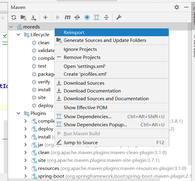 Idea Maven Plugins 里的插件报错，有红色波浪线maven插件报错 Csdn博客 