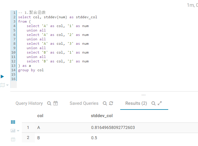 HIVE 总体标准差stddev()_hive stddev-CSDN博客
