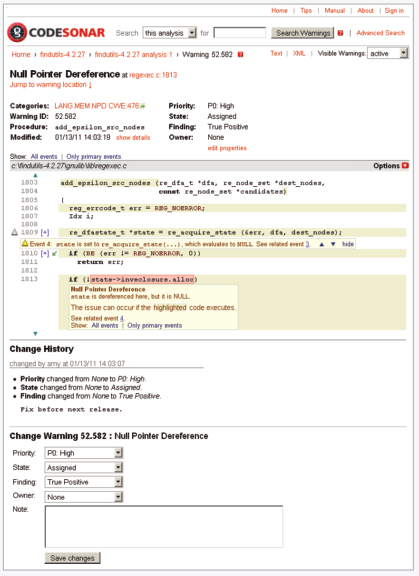 软件缺陷静态分析CodeSonar_codesonar 免费-CSDN博客