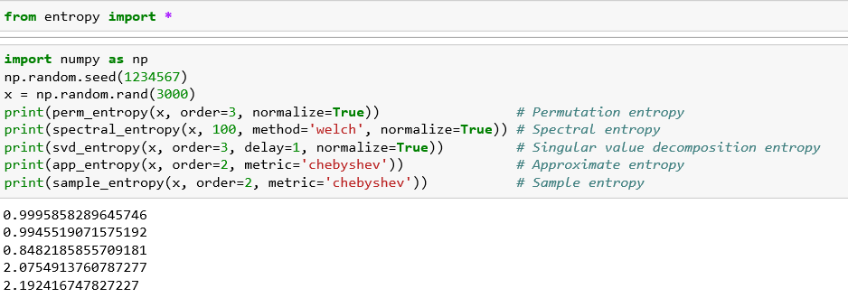 python 调用entropy库时报错：numba.errors.UntypedAttributeError: Failed at nopython (nopython frontend ...