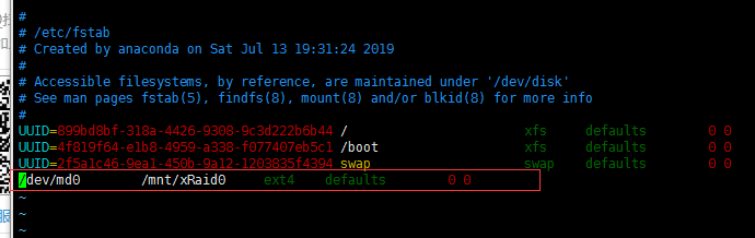 Centos7笔记之RAID介绍和raid0的制作_centos7.6 设置软raid linux raid 没有fd-CSDN博客