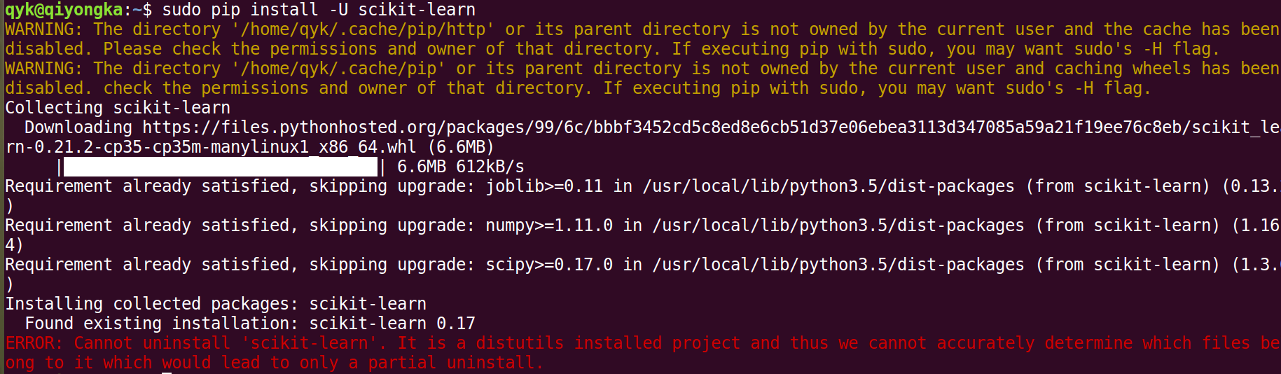 Ubuntu下 python库的安装与问题解决_ubuntu python 环境 安装 pycairo-CSDN博客