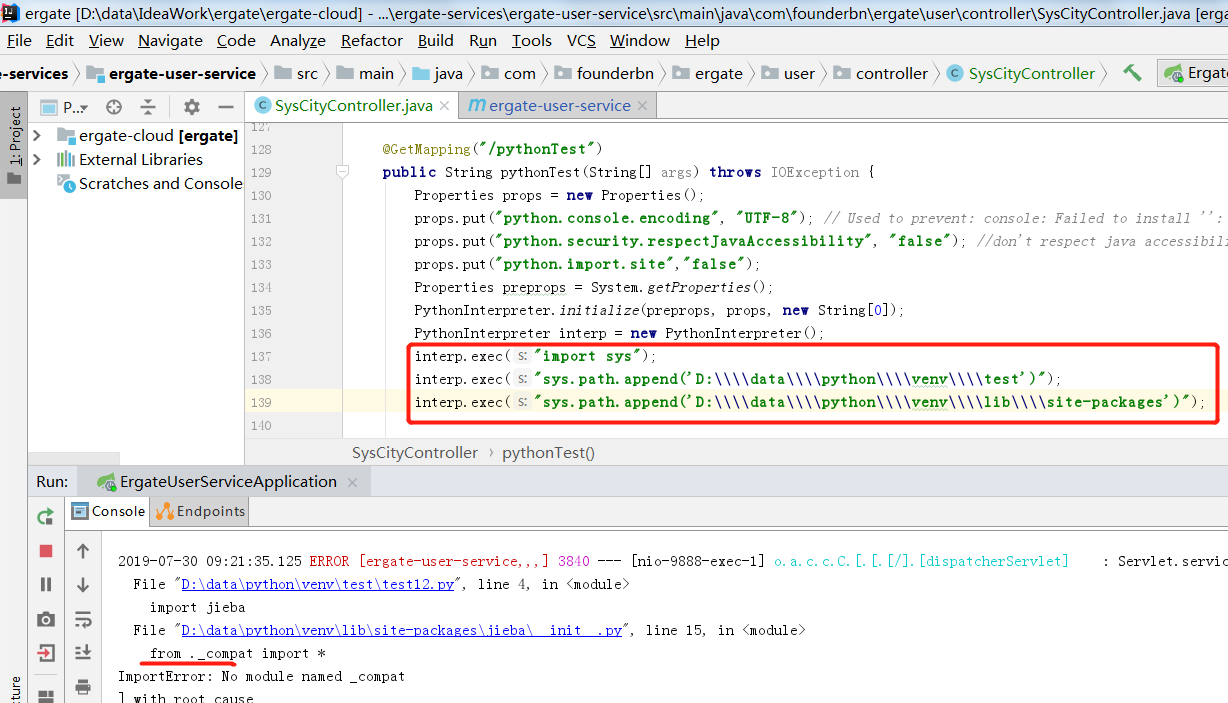 Java调用python，引入第三方包报错no Module Namedjava Jython调用第三方库报错 Csdn博客 