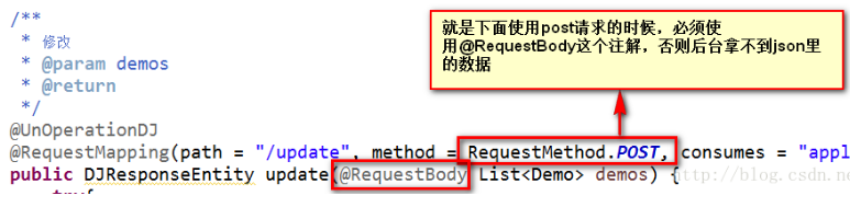 后台接口POST接收json数据参数值为null_postman用json传递对象,数组属性为null-CSDN博客