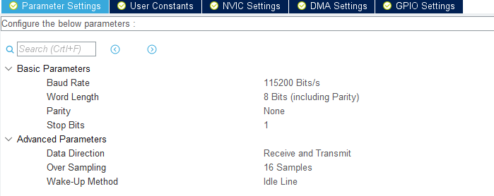 stm32cubemx 串口配置篇_usart1 mode and configuration-CSDN博客