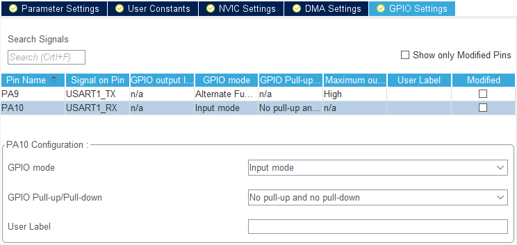 stm32cubemx 串口配置篇_usart1 mode and configuration-CSDN博客