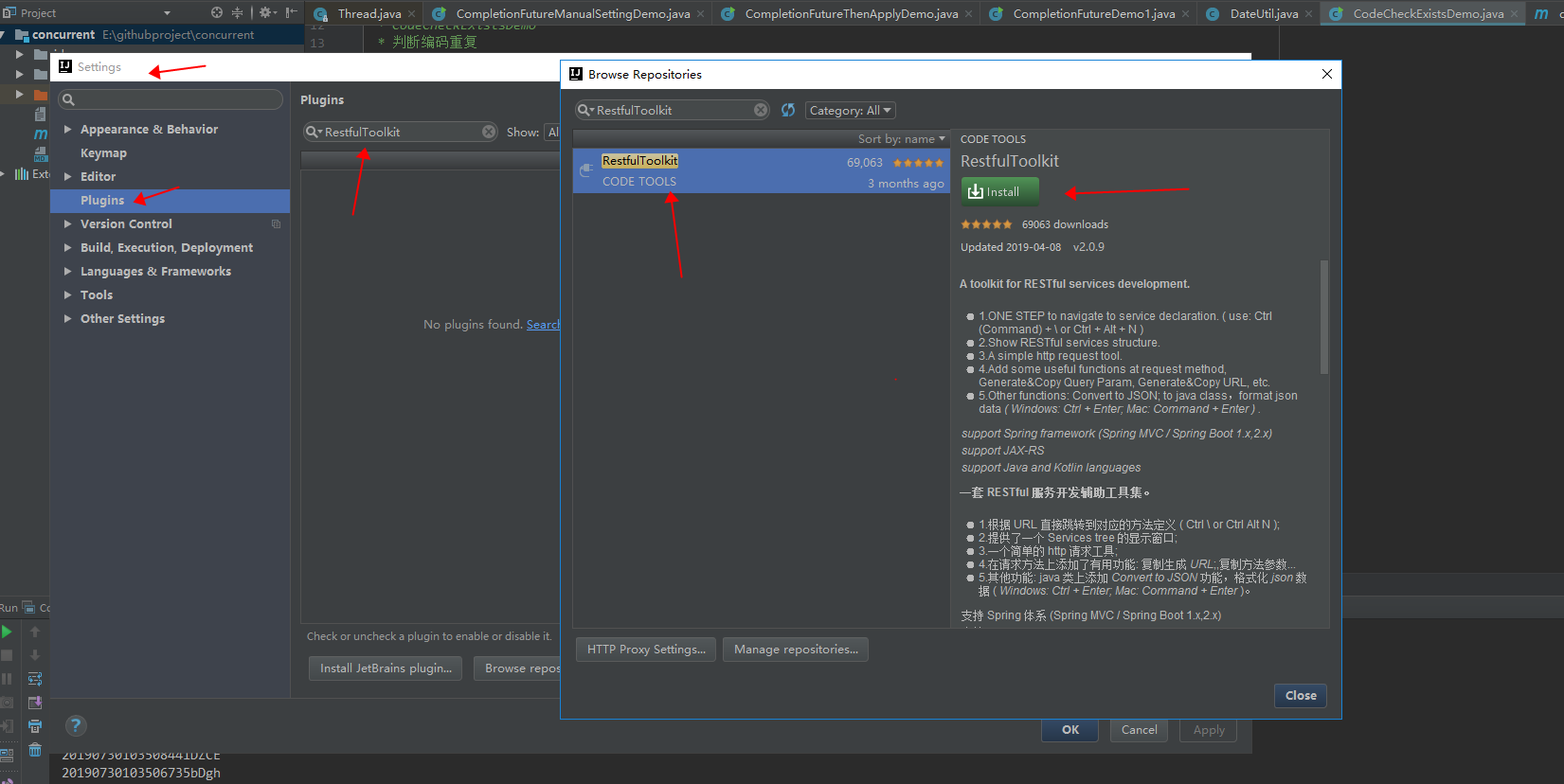 idea的RestfulToolkit插件安装_could not initialize class com.zhaow.restful-CSDN博客