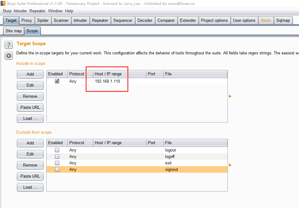 使用burp suite日志进行sqlmap注入_drop all out-of-scope requests-CSDN博客