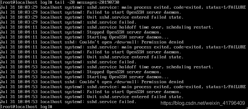 Linux 疑难杂症 Sshd Cloudn T Open Dev Null Permission Denied Linux Open Dev Null Or Dup