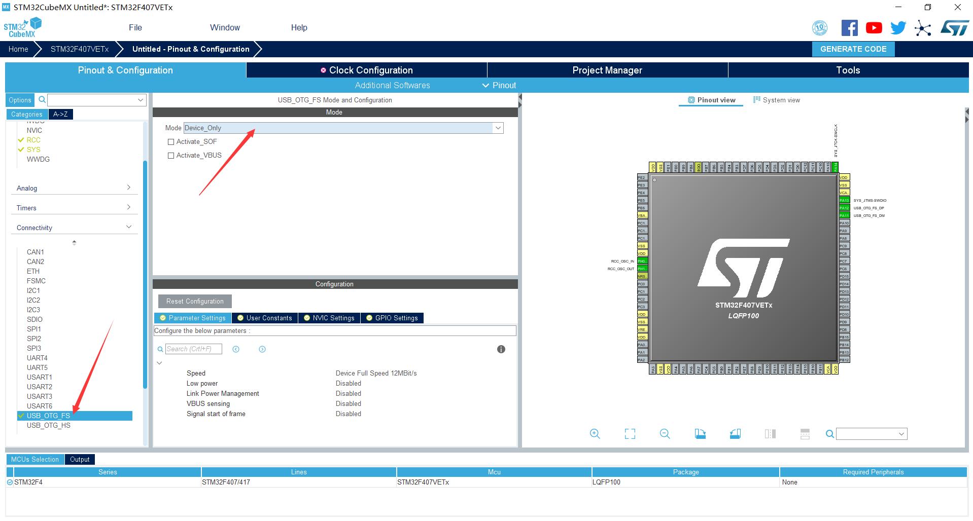 STM32F407（CubeMX+HAL+USB(vcp)）移植rosserial和ROS通信_stm32f407 vcp 缓冲区-CSDN博客