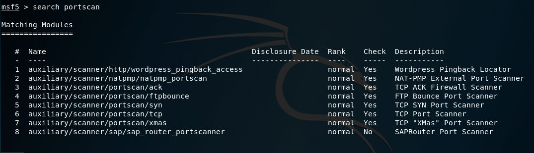渗透之metasploit技术-端口扫描，漏洞利用_search portscan-CSDN博客