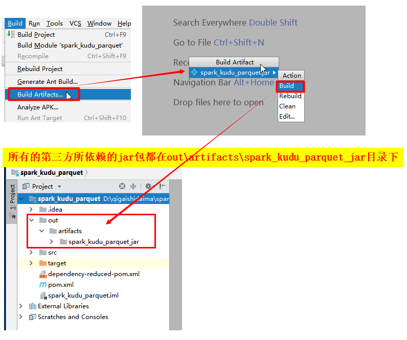 Spark程序打包为jar包，并且导出所有第三方依赖的jar包spark Parquet打包 Csdn博客 