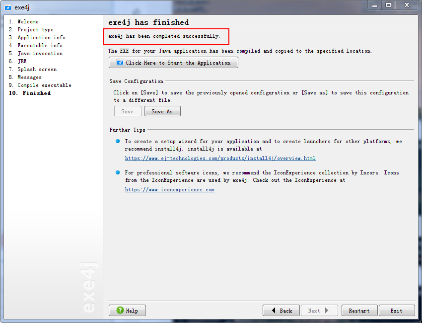 超级详细：Eclipse导出jar项目文件用exe4j打包成可执行的.exe软件_将myeclipse的jar包通过exe4j-CSDN博客