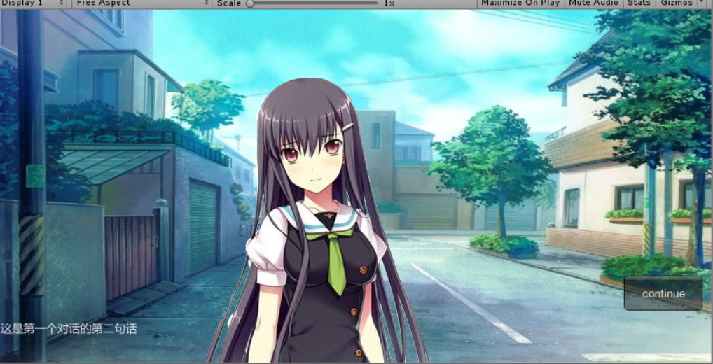 Unity3D学习记录（实现一个简单的Galgame)(第一阶段)_unity做galgame基本代码逻辑-CSDN博客