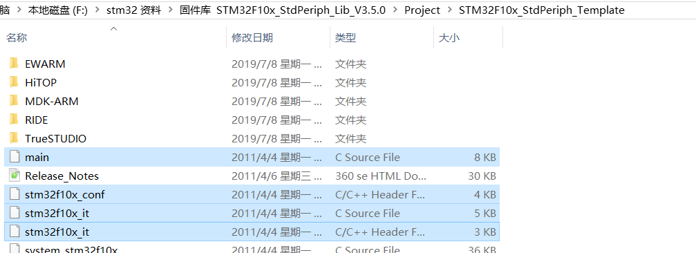 STM32F10X固件库使用笔记_stm32f10x固件库文件包解压后的子文件夹中,重要使用的是哪几个文件夹-CSDN博客