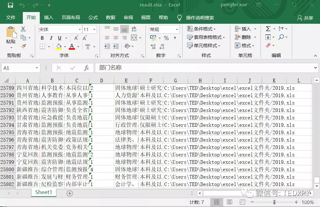用 Python 整理 Excel 表格 Csdn博客