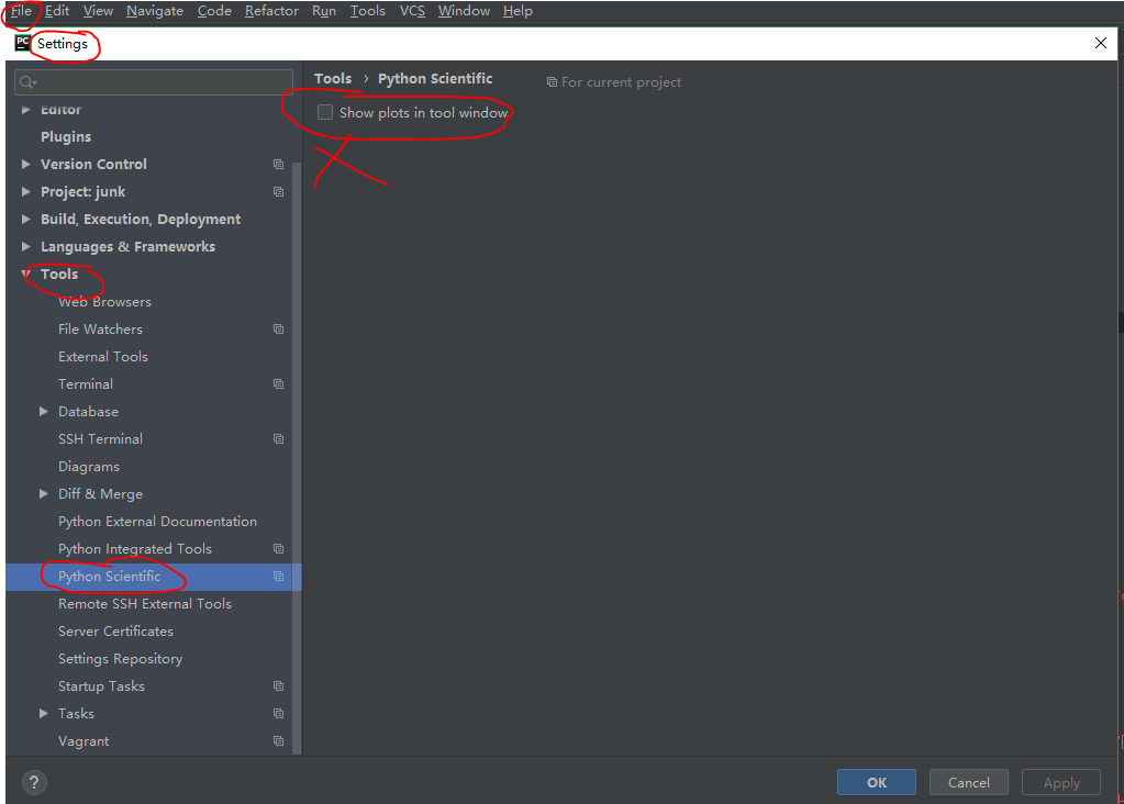 解决新版Pycharm中Matplotlib图像不在弹出独立的显示窗口问题_pycharm如何使matplotlib生成图片不弹出窗口-CSDN博客