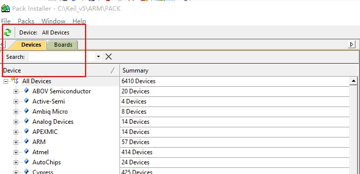 Keil5 MDK-Missing Device(s)_--------------------------- device support check --CSDN博客