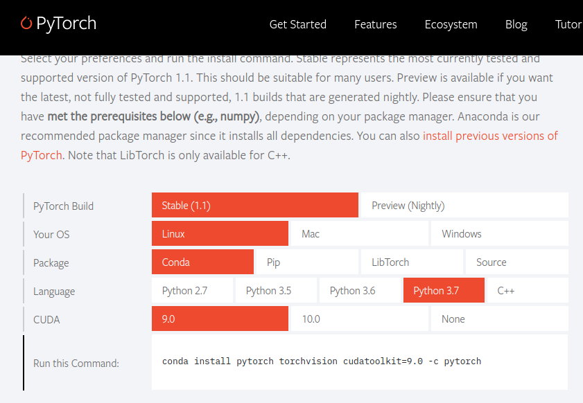 ubuntu16.04环境下利用Conda3安装cuda cudnn gpu版tensorflow和Pytorch,并在pycharm下配置-CSDN博客