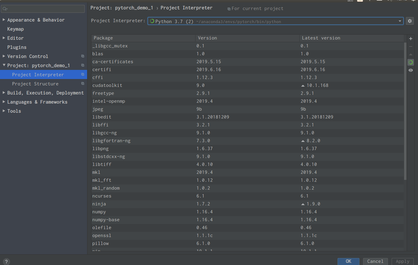 ubuntu16.04环境下利用Conda3安装cuda cudnn gpu版tensorflow和Pytorch,并在pycharm下配置-CSDN博客