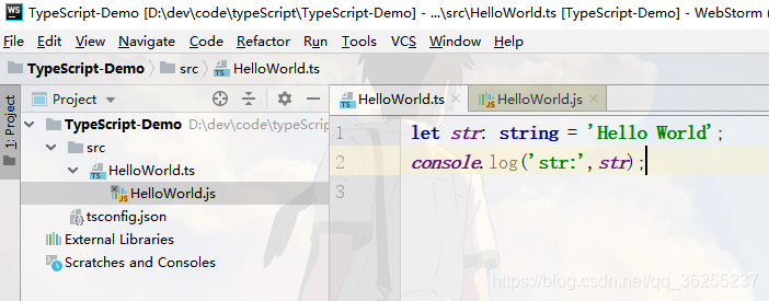 Typescript 二 在webstorm中创建和配置typescript项目webstorm Typescript Csdn博客