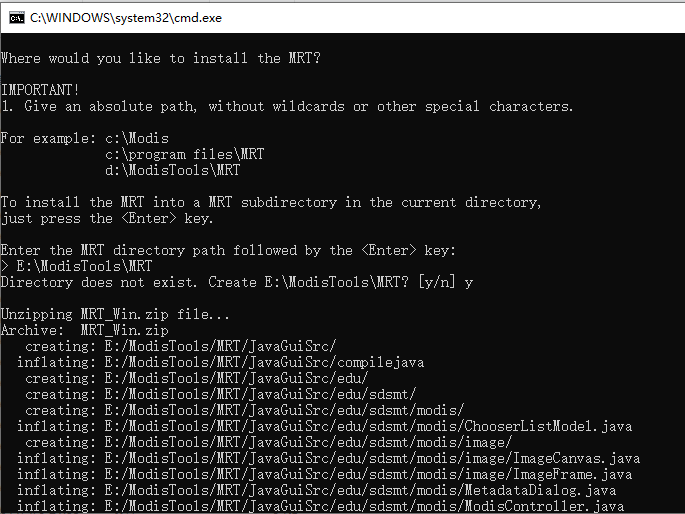 利用MRT对MODIS数据进行批量重投影+批量波段合成_mrtswath-CSDN博客