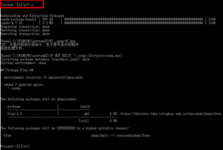 anaconda3 问题 WARNING: The conda.compat module is deprecated and will be removed in a future ...