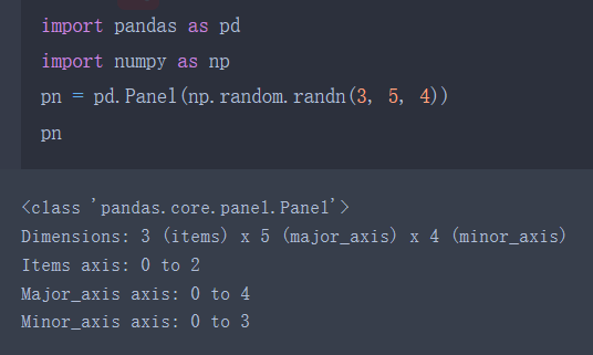 Python数据分析利器——pandas（一）pandas 三维数组 Csdn博客