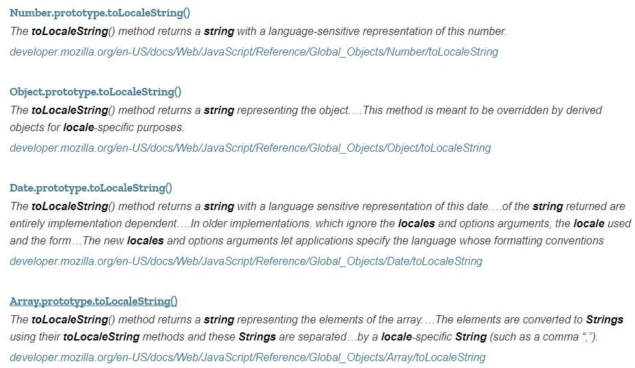 【javaScript】toString()和toLocaleString()有什么区别_jquery tostring tolocalestring-CSDN博客
