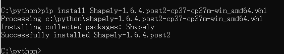 在win10中，python3.7安装Shapely_python 安装shapely==1.6.4-CSDN博客
