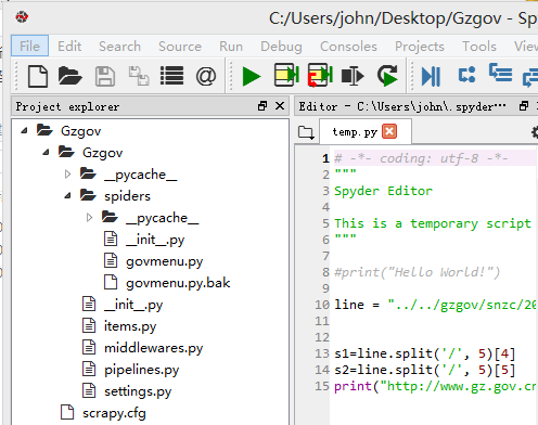 如何使用Spyder打开一个python的项目或爬虫项目-is not a Spyder project解决-CSDN博客