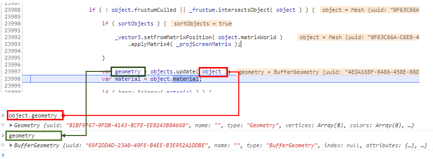 ThreeJs的学习：BufferGeometry的理解（3），Geometry和BufferGeometry的关系_computeboundingsphere-CSDN博客