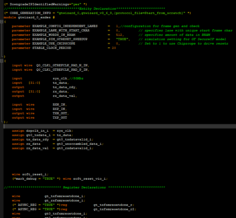 Xilinx Gtx学习笔记ibert 和 Gt Wizard Csdn博客 