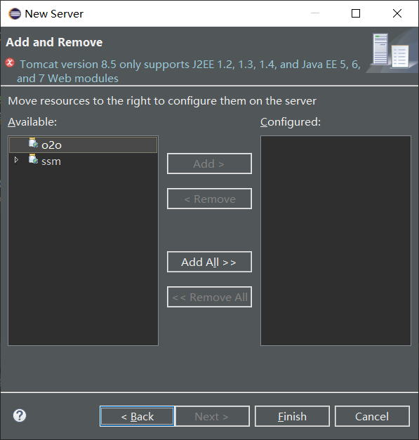 解决 Tomcat version 8.5 only supports J2EE 1.2, 1.3, 1.4, and Java EE 5, 6, and 7 Web modules问题-CSDN博客