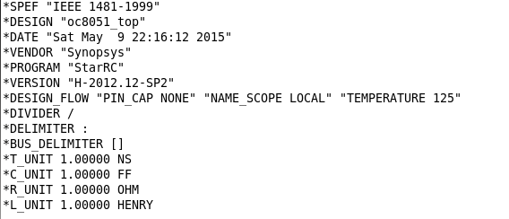 spef文件介绍-CSDN博客