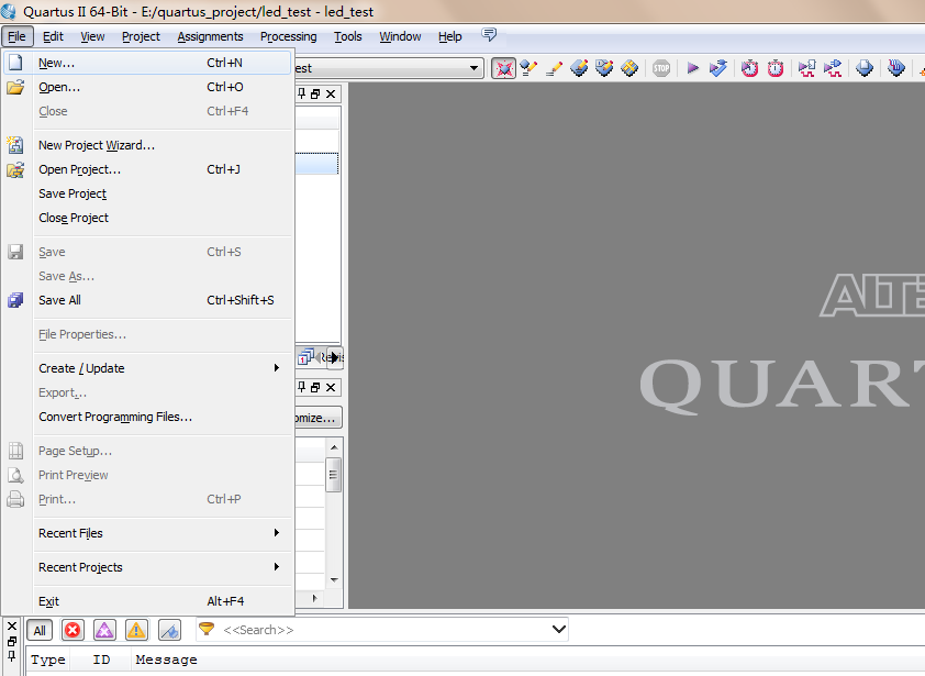 quartus Ⅱ 12.1 使用教程（3） 点亮LED灯_ep4ce15f23c8时钟频率-CSDN博客