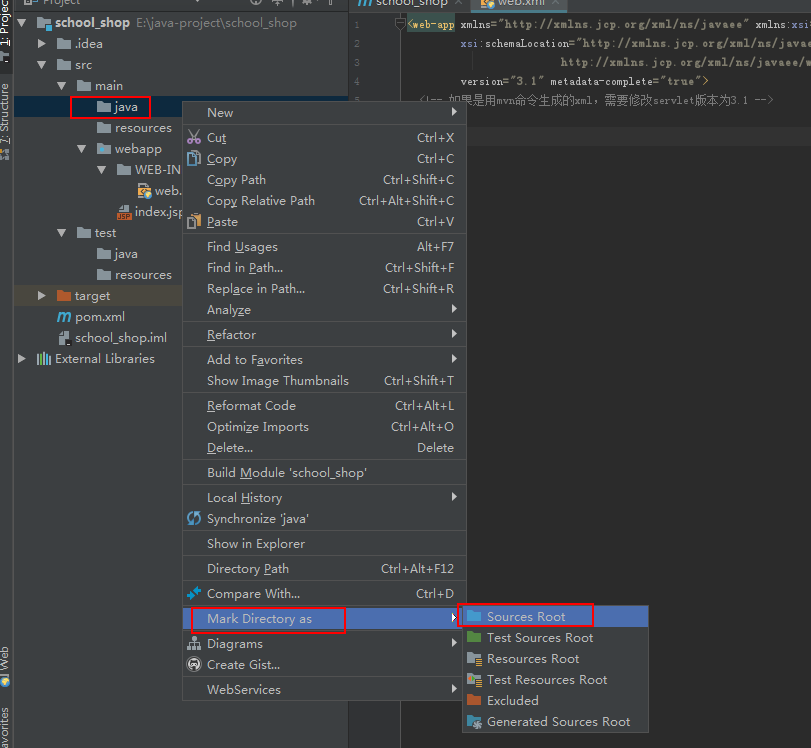 使用IDEA搭建JavaWeb项目骨架_idea项目结构图-CSDN博客