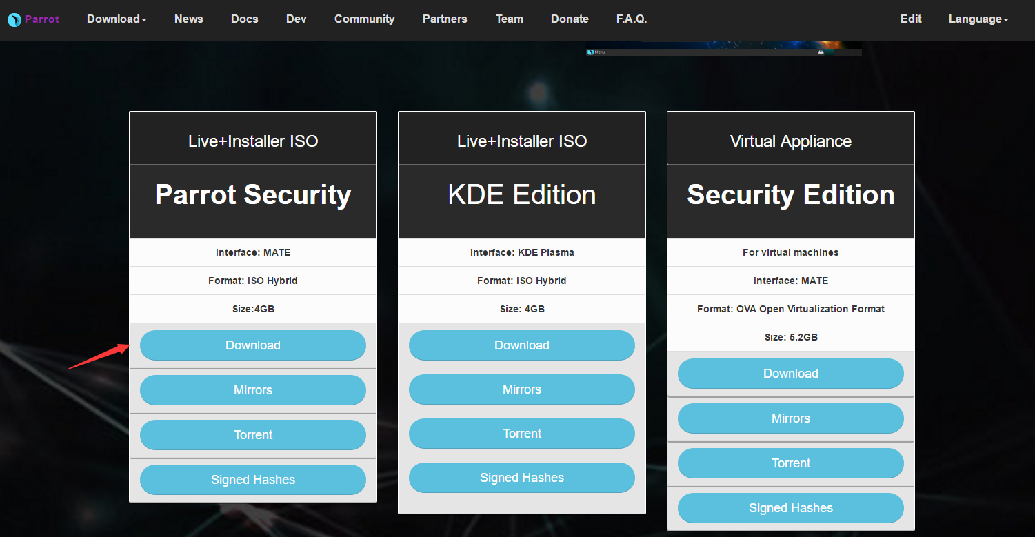 Parrot OS 4.6渗透测试系统安装与基础环境搭建_parrot os官网下载-CSDN博客