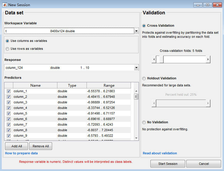 MATLAB工具箱——Classification Learner使用_classfication learner-CSDN博客