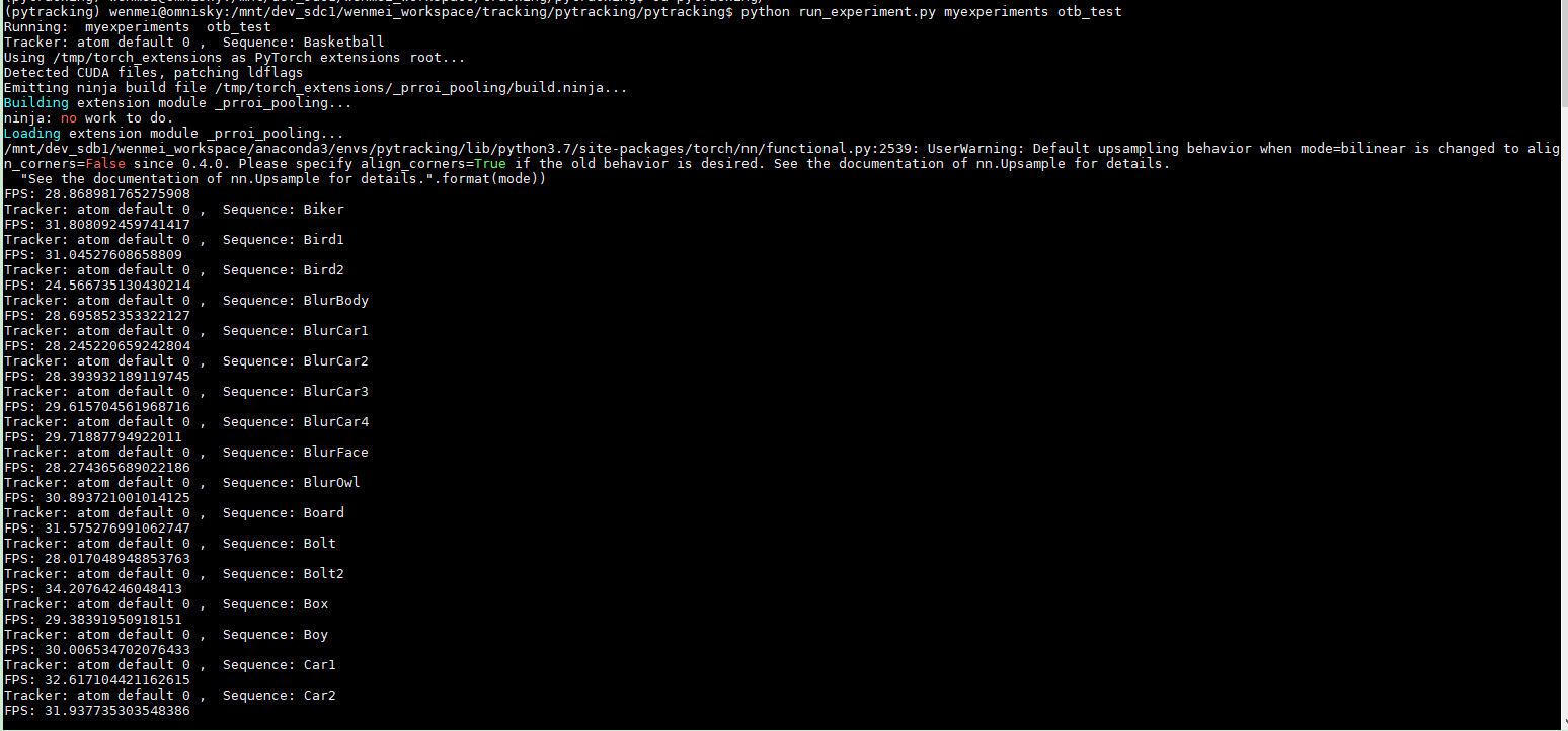 ATOM代码运行（二）---Tracking_userwarning: default upsampling behavior when mode-CSDN博客