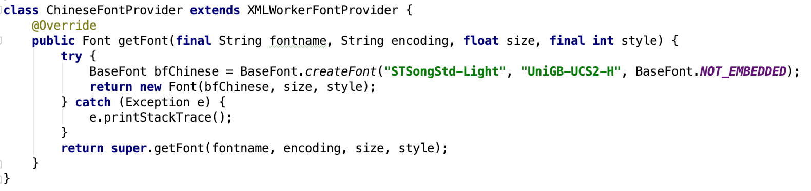 iText-Asian jar可以使用的中文字符及iText——>html2pdf使用(附坑)-CSDN博客