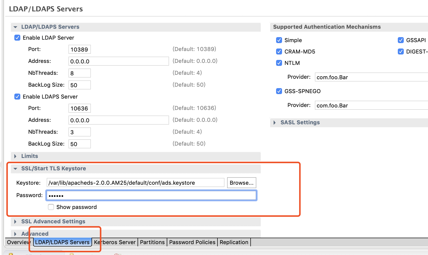 ApacheDS 安装以及LDAPS配置（图文）_apacheds default server instance-CSDN博客