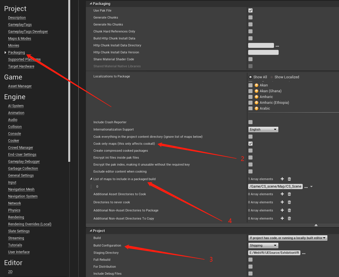 UE4打包设置和步骤（打最小的包）-CSDN博客