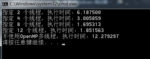 【OpenMP】parallel for使用多线程进行并行加速_openmp parallel for-CSDN博客