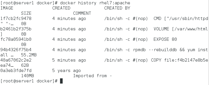 Docker镜像的分层结构介绍以及镜像的创建（docker commit与dockerfile）_docker history镜像分层结构-CSDN博客